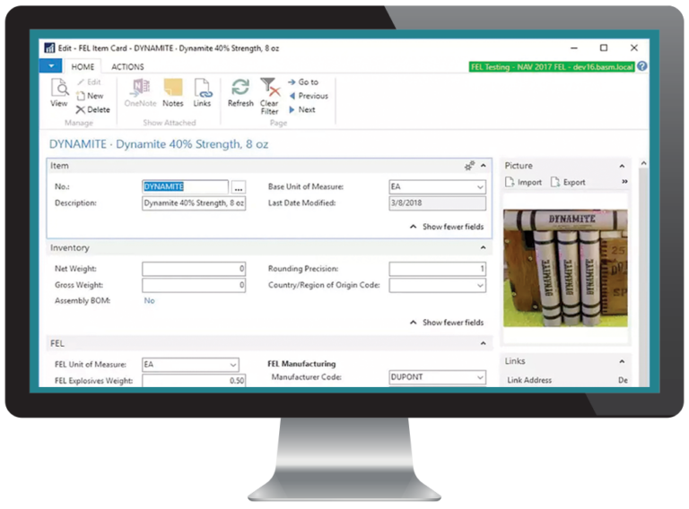 ATF Explosives Software for FEL Compliance
