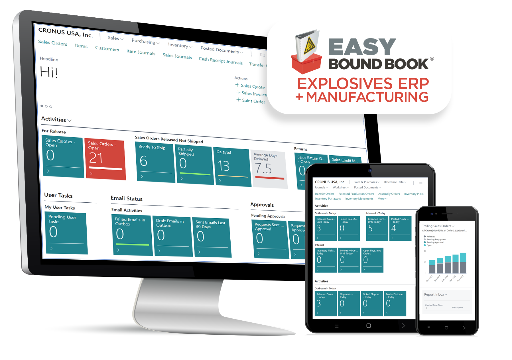 Explosives Manufacturing ERP for FEL Compliance and Tracking